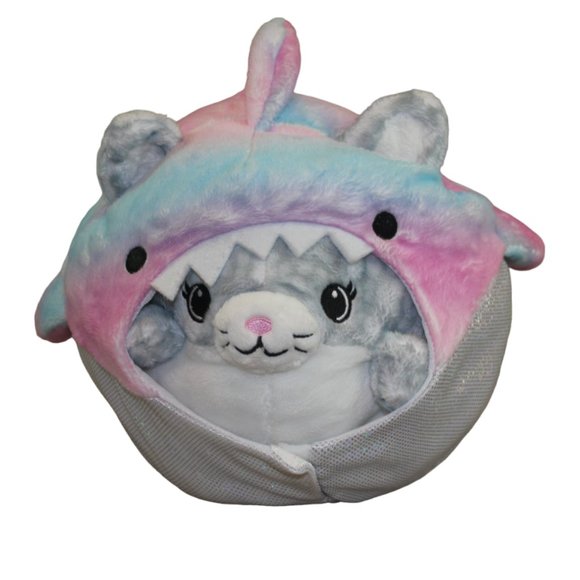 Justice | Toys | Justice Squishable Undercover Shark Agent Chloe Kitty Cat Plush Set Stuffed Toy ...